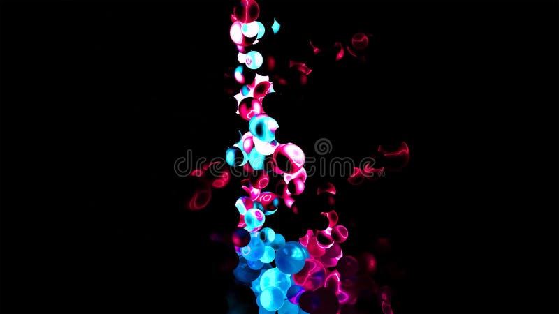 Lightning Abstract Thunderstorm Digital Rendering Stock Illustration ...