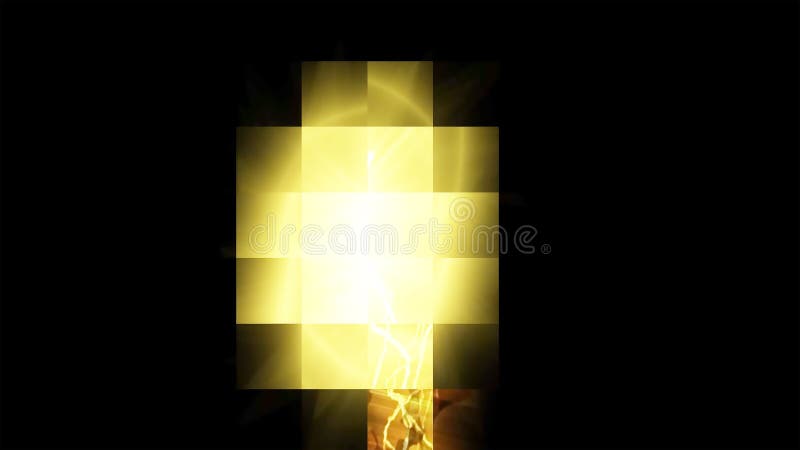 Lightning Abstract Thunderstorm Digital Rendering Stock Illustration ...