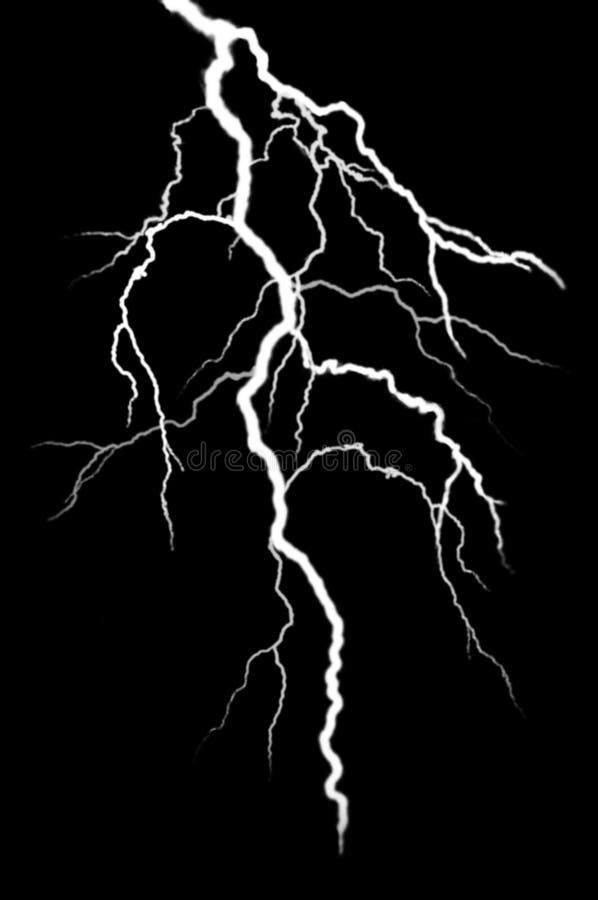 Lightning against dark sky stock image. Image of dangerous - 186154303