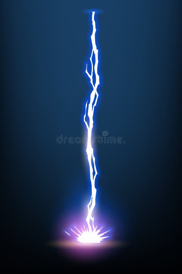 Lightning Animation with Sparks. Electricity Thunderbolt Danger, Light ...