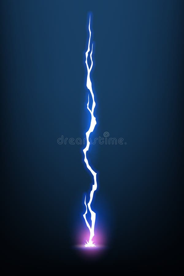 Lightning Animation with Sparks. Electricity Thunderbolt Danger, Light ...