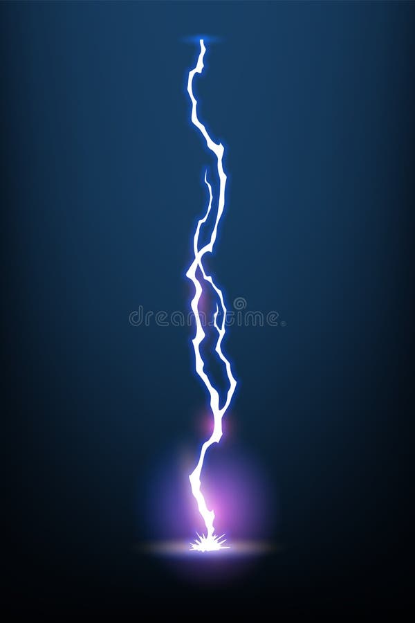 Lightning Animation with Sparks. Electricity Thunderbolt Danger, Light ...