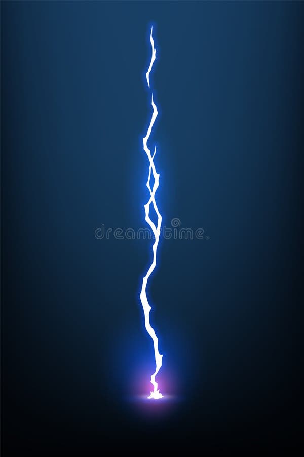 Lightning Animation with Sparks. Electricity Thunderbolt Danger, Light ...