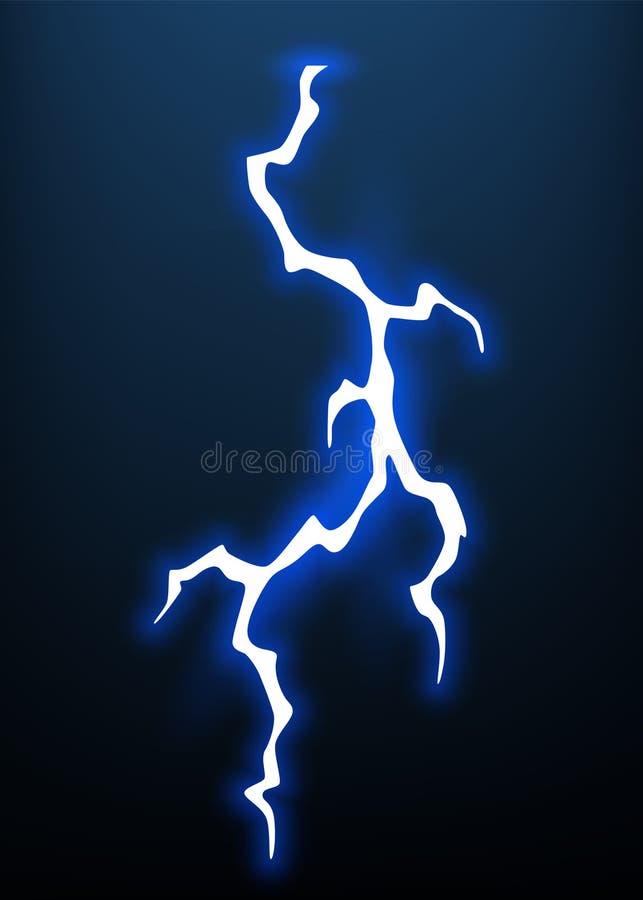 Lightning Animation with Sparks. Electricity Thunderbolt Danger, Light ...