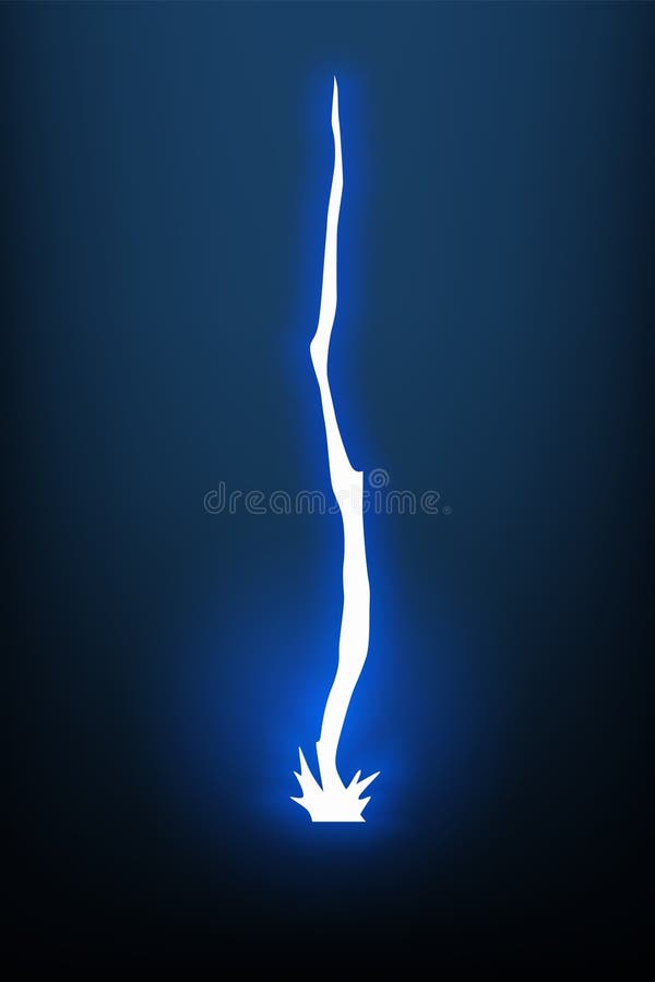 Lightning Animation with Sparks. Electricity Thunderbolt Danger, Light ...
