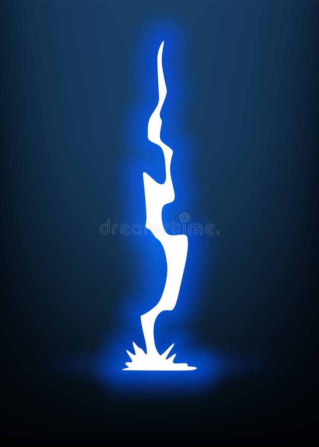 Lightning Animation with Sparks. Electricity Thunderbolt Danger, Light ...
