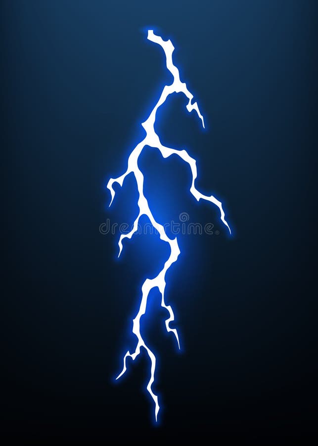 Lightning Animation with Sparks. Electricity Thunderbolt Danger, Light ...