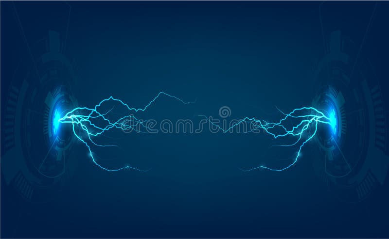 Lightning Technology Background Stock Vector - Illustration of abstract ...