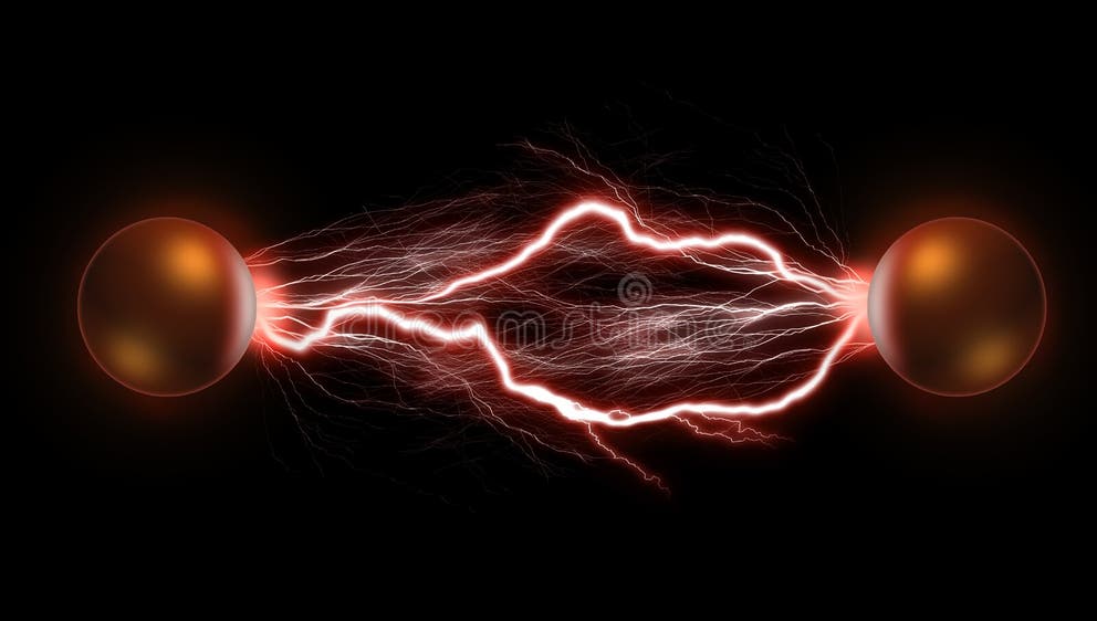 Energy Balls Plasma Sphere Electric Lightning Stock Illustrations – 65 ...