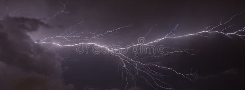 Lightning stock photo. Image of loud, rainy, bang, cloud - 649528