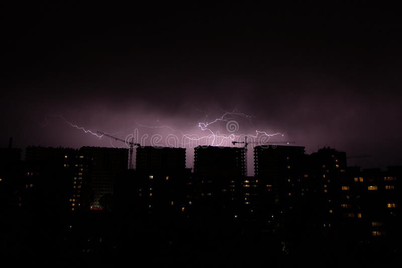 Lightning stock image. Image of screenshot, midnight - 255210743