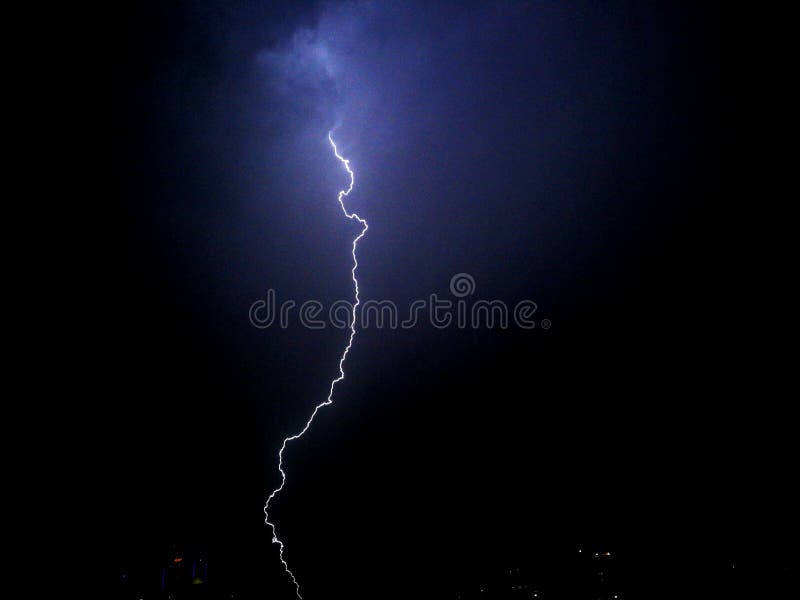 Lightning stock image. Image of lightning, straight - 104677519