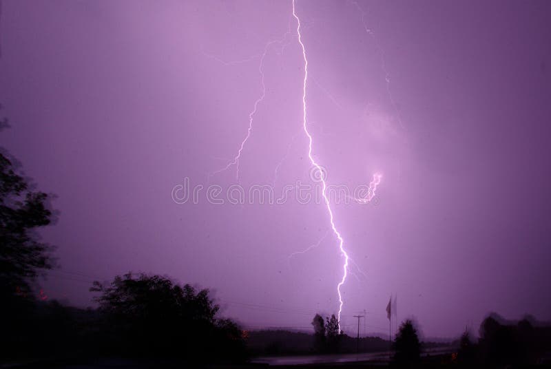 Crazy Lightning stock photo. Image of lightning, bolt - 32581016