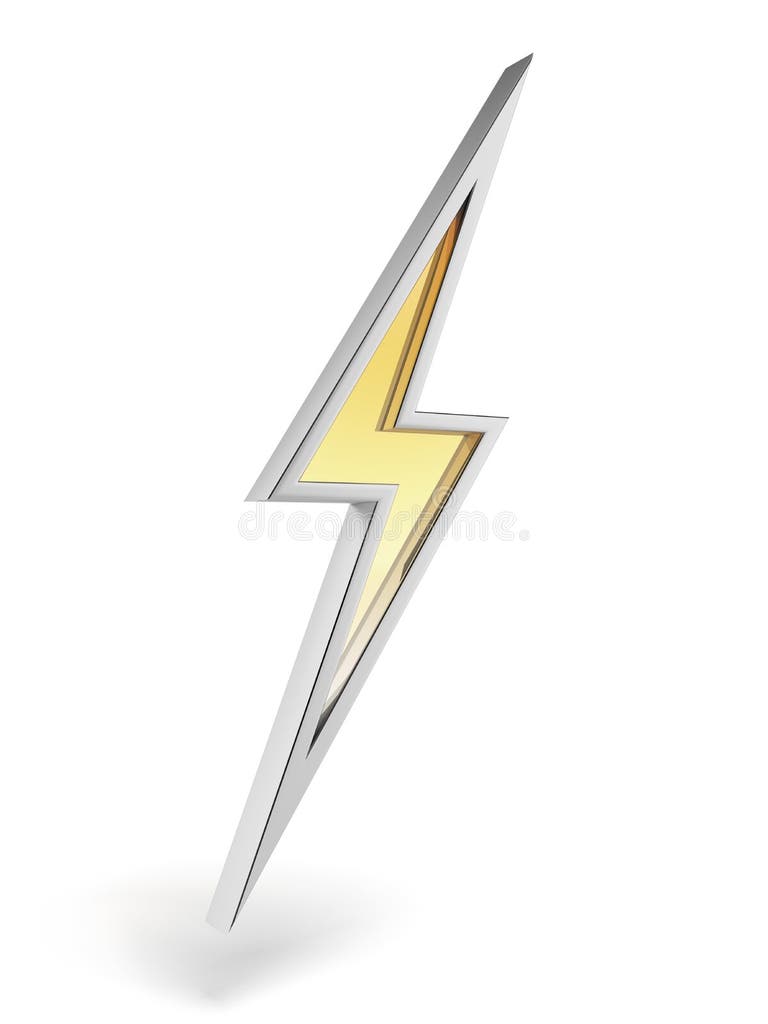 Metallic Lightning Bolt Symbol Stock Illustrations – 967 Metallic ...