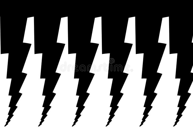 Lightning Bolt - Abstract Geometric Vector Pattern Stock Vector ...
