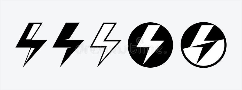 Danger Spark Symbol Sign, Vector Illustration, Isolate on White ...