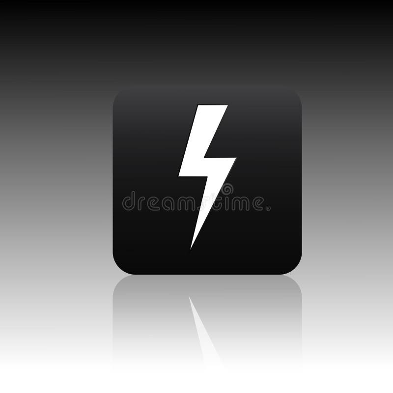 Lightning Bolt Icon Black White Stock Illustrations – 6,234 Lightning ...