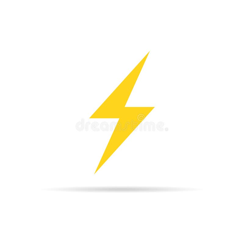 Lightning bolt stock vector. Illustration of electricity - 99512063