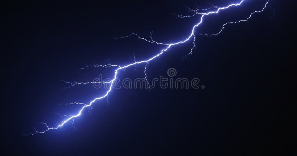 Lightning Bolt. Lightning Flash Bolt or Thunderbolt. Blue Lightning or ...