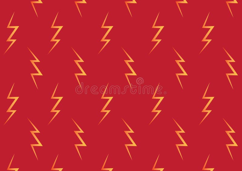 Lightning Bolt Pattern Background. Vector Illustration Decorative ...
