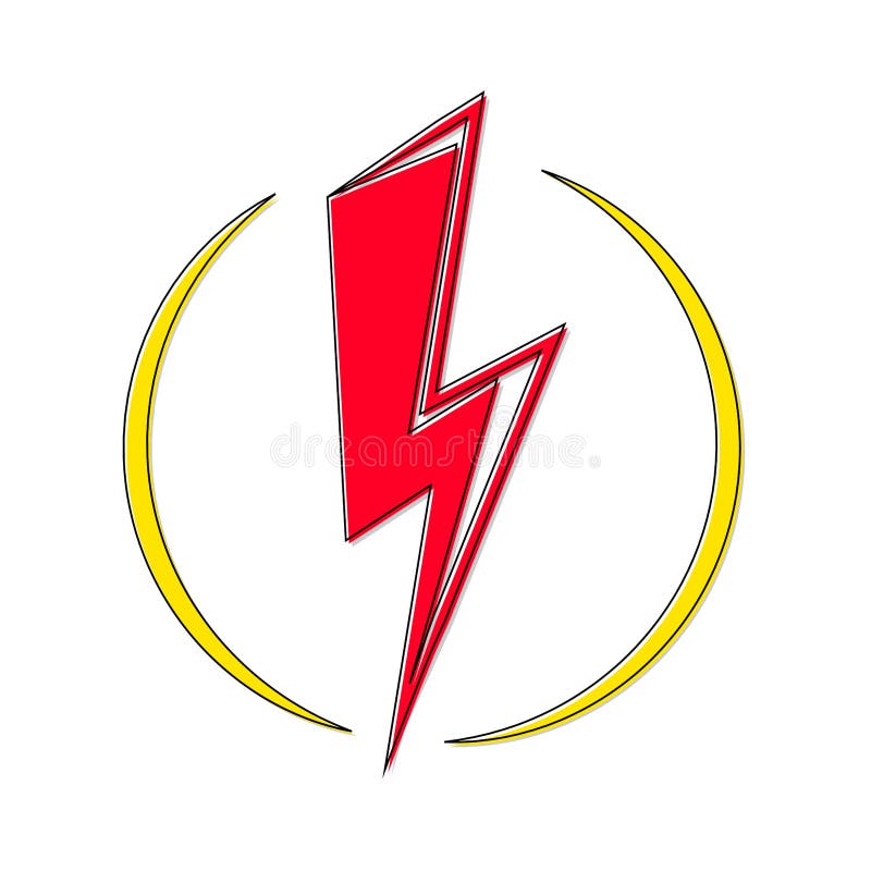 Lightning Bolt, Power Icon, Graphic Design Template, Electric Sign ...