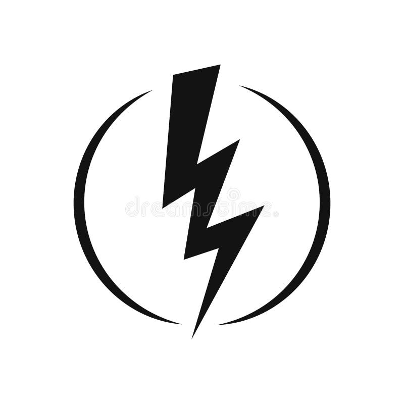 Lightning Bolt, Power Icon, Graphic Design Template, Electric Sign ...