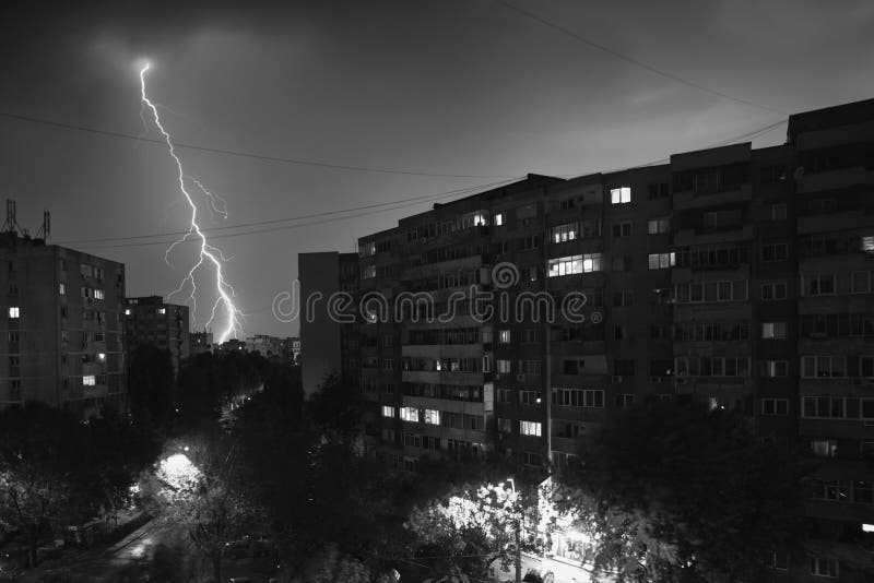Lightning bolt stock image. Image of lightning, thunderstorm - 35526097