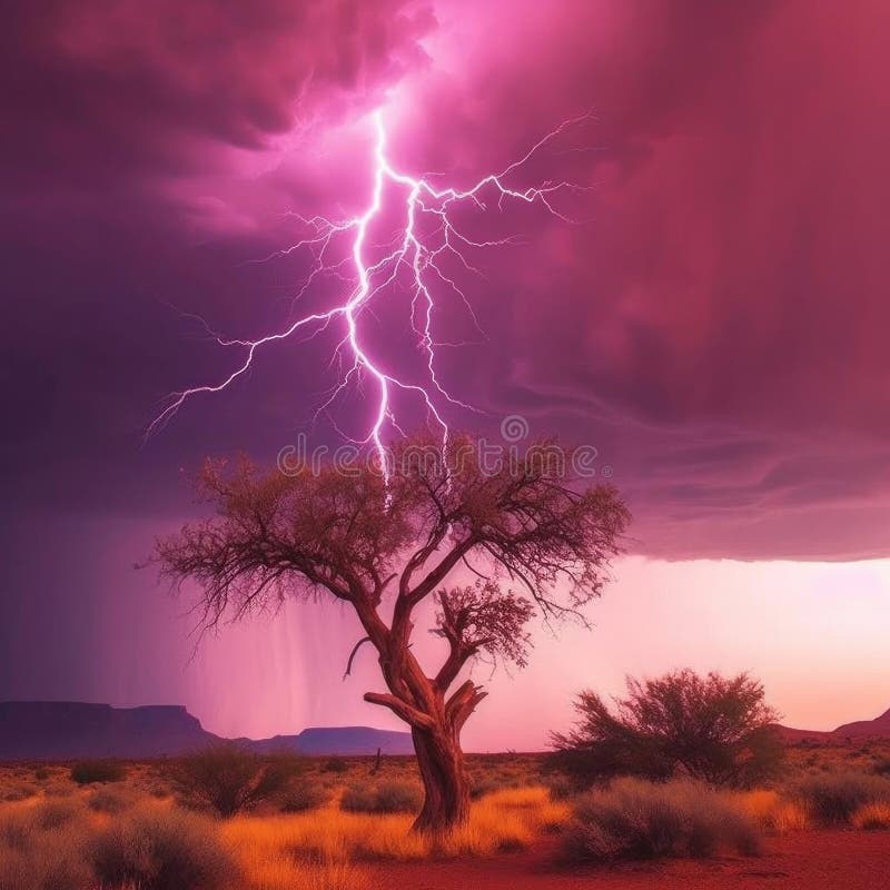 Thunderbolt Desert Stock Illustrations – 37 Thunderbolt Desert Stock ...