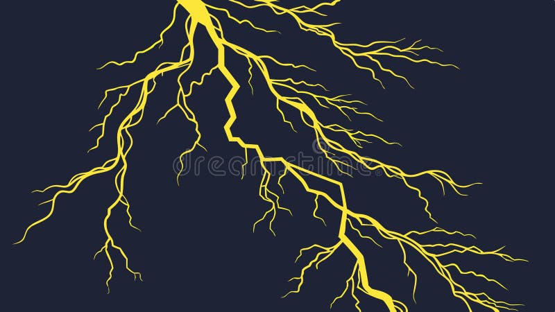 Lightning Bolts Graphic, Storm Weather Power, Vector Design Generative ...