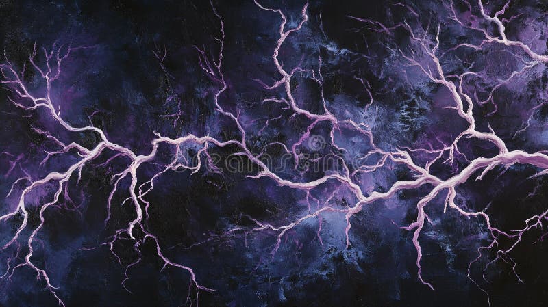 Lightning Branch Patterns Captured in Long Exposure Featuring Electric ...