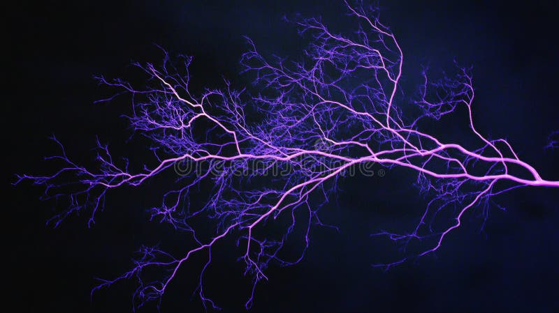 Lightning Branch Patterns Captured in Long Exposure Featuring Electric ...
