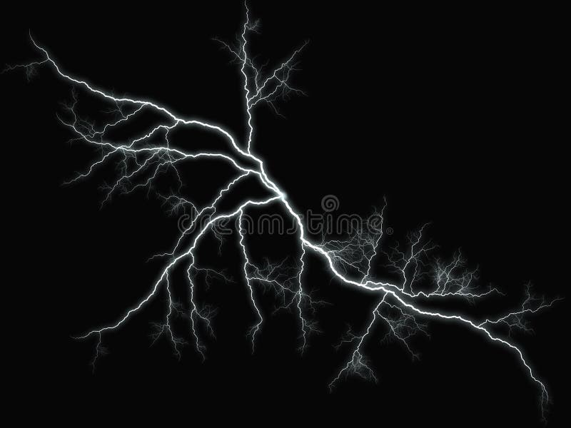 Lightning stock vector. Illustration of violet, dark - 11295916