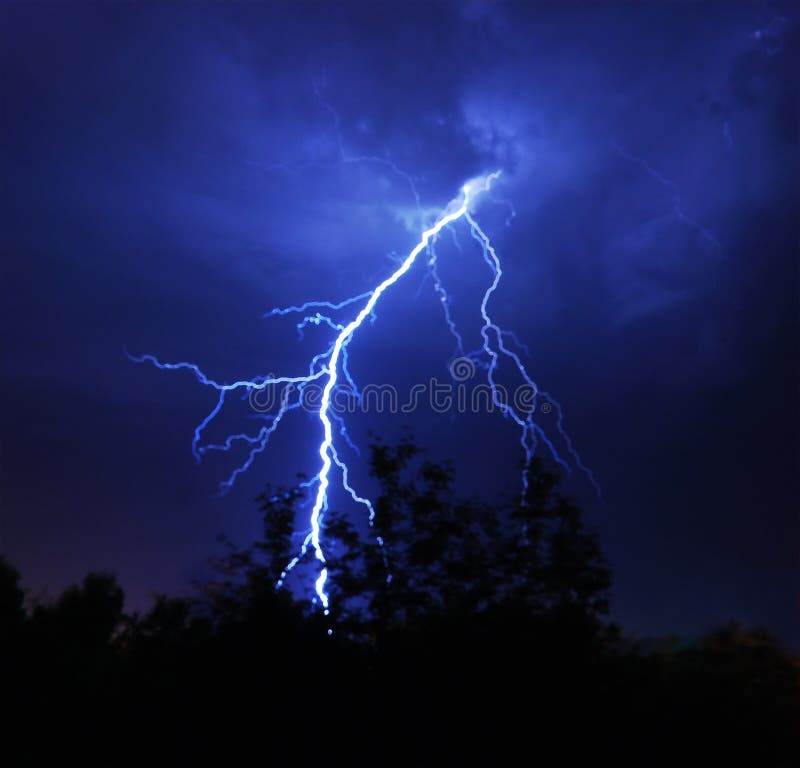 Lightning stock photo. Image of clouds, explode, high - 34326532