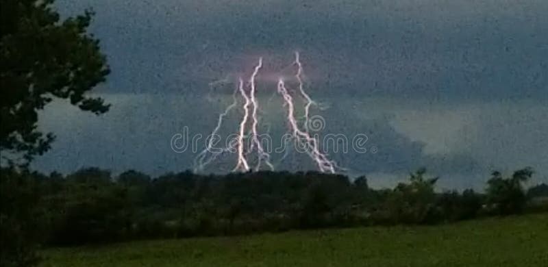 Lightning cluster stock photo. Image of weather, cluster - 164133850