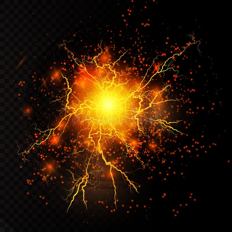 Lightning Lightning. Lightning Collision, Powerful Electrical Explosion ...