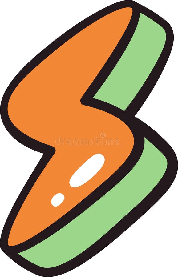 Lightning Comic Art stock vector. Illustration of element - 319315734