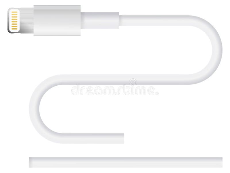 Lightning (connector) stock vector. Illustration of network - 28449427