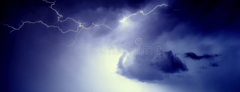 Anvil Crawler Lightning Over Northern Nebraska Stock Photo - Image of ...