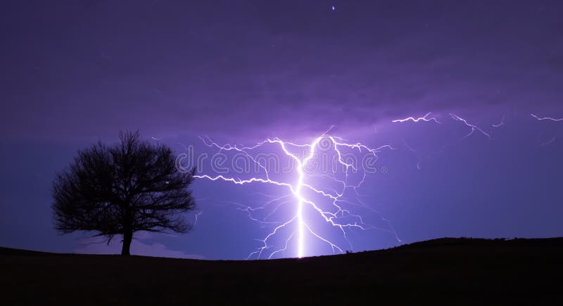 Lightning Creates a Mesmerizing Dance of Light and Shadow in the ...