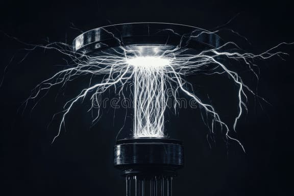 Lightning device close-up stock image. Image of shock - 379957581