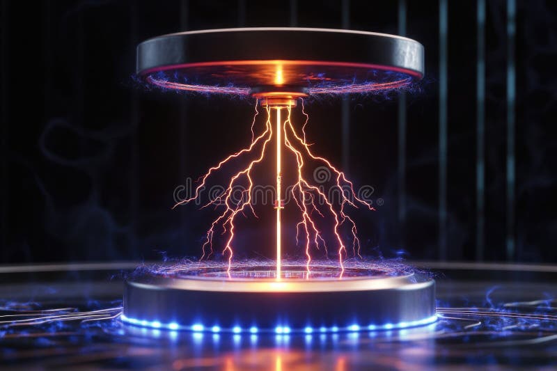 Lightning Device Close Up stock photo. Image of surge - 379990230