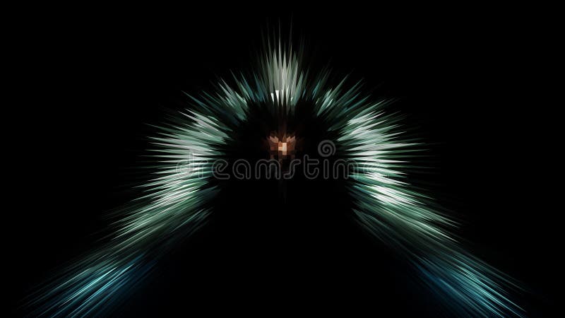 Lightning Thunderstorm Digital Rendering Stock Illustration ...