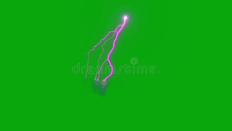 Lightning Effect in Photoshop, 3D Animation Stock Footage - Video of ...