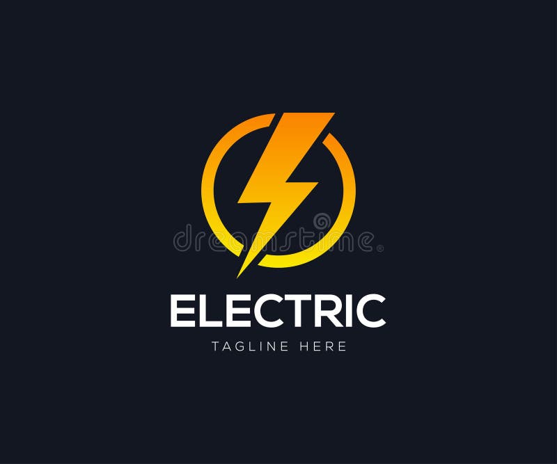 Power Charging Logo Design Concept Stock Illustrations – 3,465 Power Charging Logo Design ...