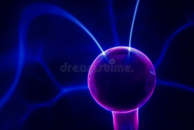 Lightning Electrical Sphere Stock Photo - Image of ball, bright: 54814120