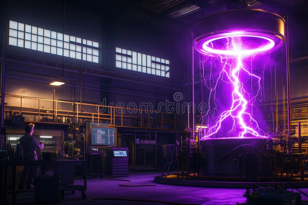 Lightning Energy Experiment in a Laboratory Setting Showcasing Advanced ...