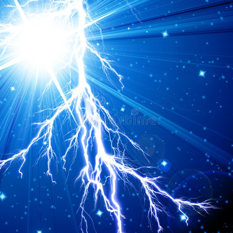 Lightning flash stock illustration. Illustration of electricity - 3684695