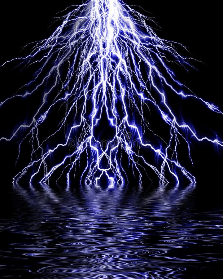 Lightning flash stock illustration. Illustration of bright - 6316245