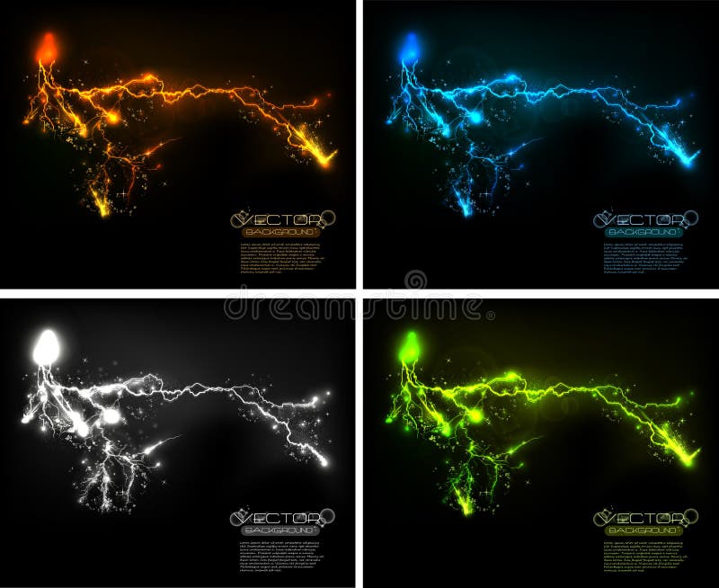 Lightning flash style font stock vector. Illustration of shock - 177837746