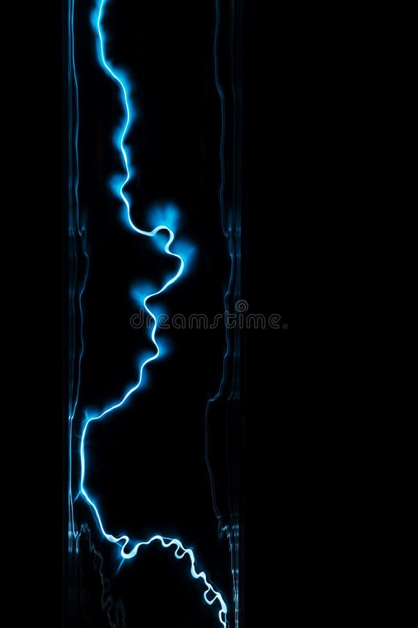 Lightning Flash Discharge Of Electricity On Transparent Background ...
